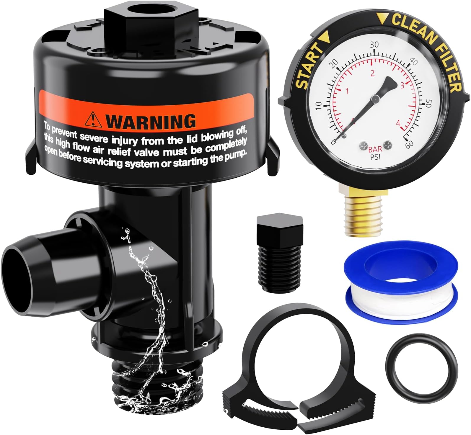 Amazon.com: Praher SM2-PP2 2 Inch Multiport Valve : Patio, Lawn & Garden