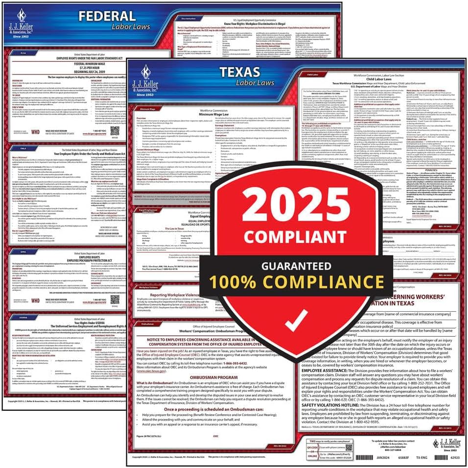 Amazon.com: J. J. Keller & Associates, Inc. 2025 Texas and Federal ...