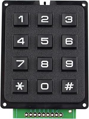 3x4 Matrixes Array 12 Button Keypad Keyboard Module Myanmar | Ubuy
