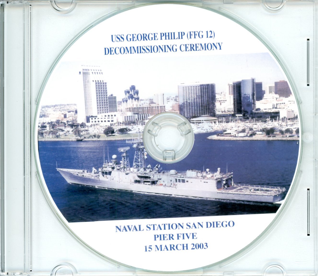 USS George Philip FFG-12 2003 Decommissioning program CD: Great Naval ...