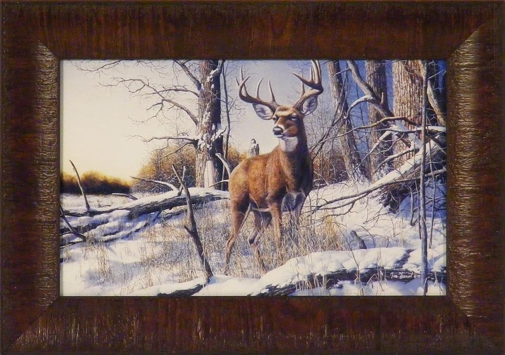 Amazon.com: After The Season by Jim Hansel 11x15 Deer Buck Framed Art ...