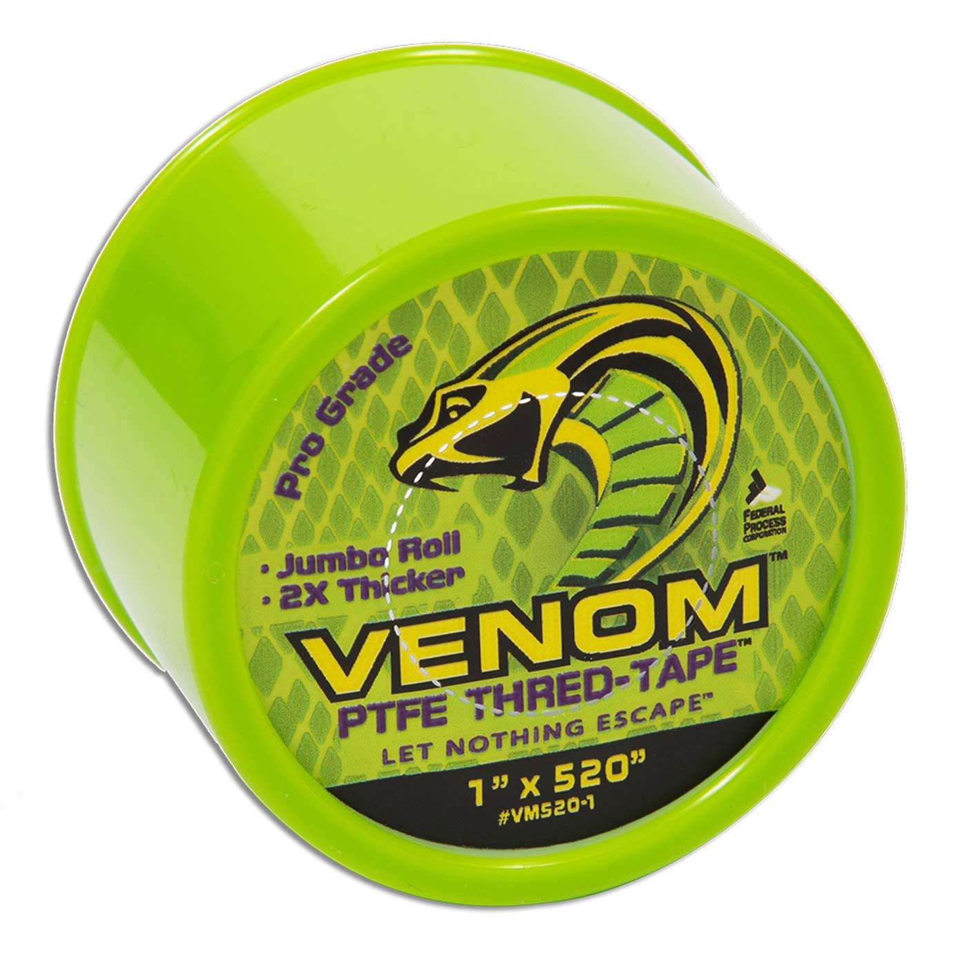 Snapklik.com : Venom PTFE Thred-Tape, 1 Width X 520 Length, Universal ...