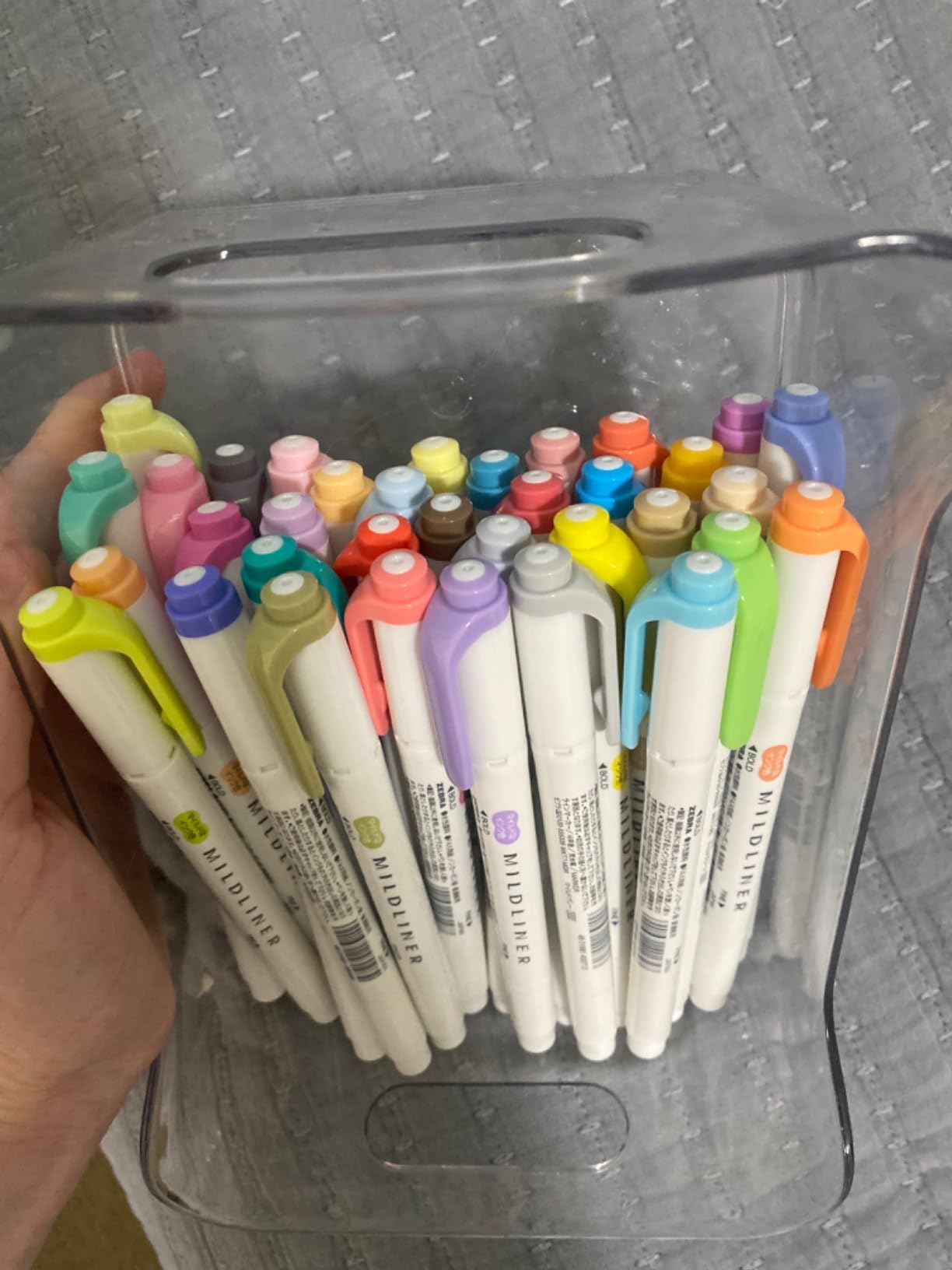 Zebra WKT7-ALL35-AZ Highlighter, Mildliner, 35 Colors: Highlighters ...