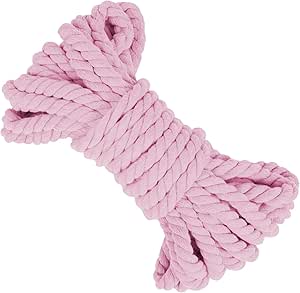 LEREATI 8mm Macrame Cord 10m Thick Macrame Rope Soft Cotton Rope ...