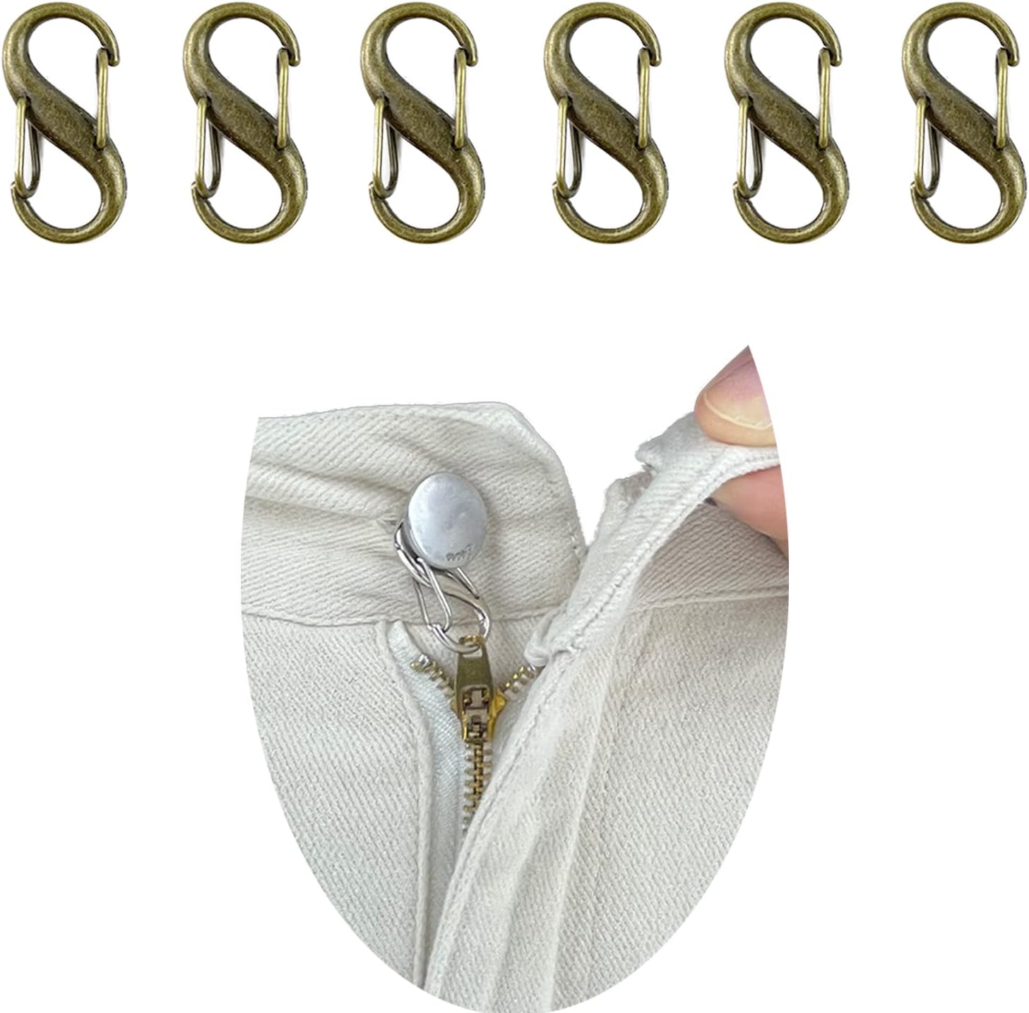 Amazon.com: Zipper Holder Upper for Jeans - Clasp to Keep Pants Zipper ...
