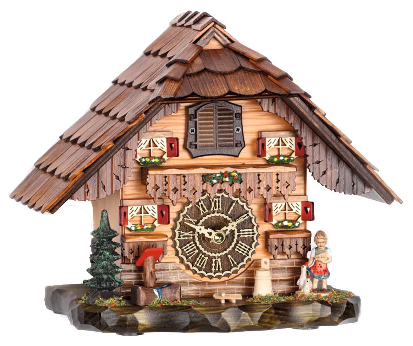 Amazon.com: The Petra Cuckoo Mantle Clock by Hermle : Home & Kitchen