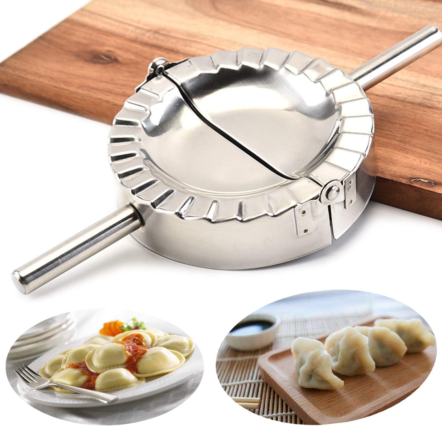 Amazon.com: Silver Triangle Shaped Ravioli Mold Dumpling Maker ...