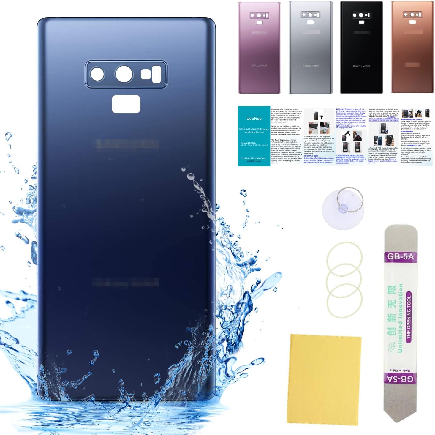 Amazon.com: Perzework OEM Rear Back Glass Replacement for Samsung ...