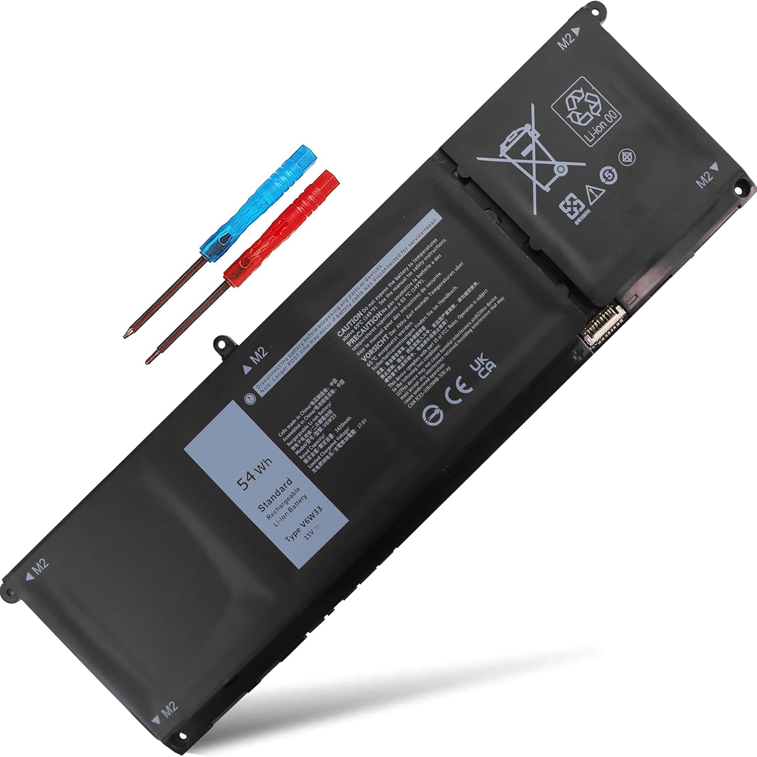 Amazon.com: 54Wh V6W33 Battery 15v for Dell Inspiron 3510 3511 3515 ...