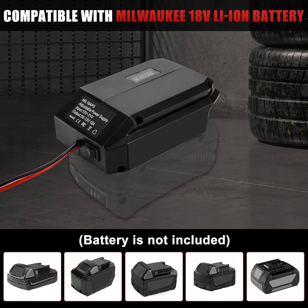 USB Charger Adapter Milwaukee M18 Battery Adapter With USB Charger ...