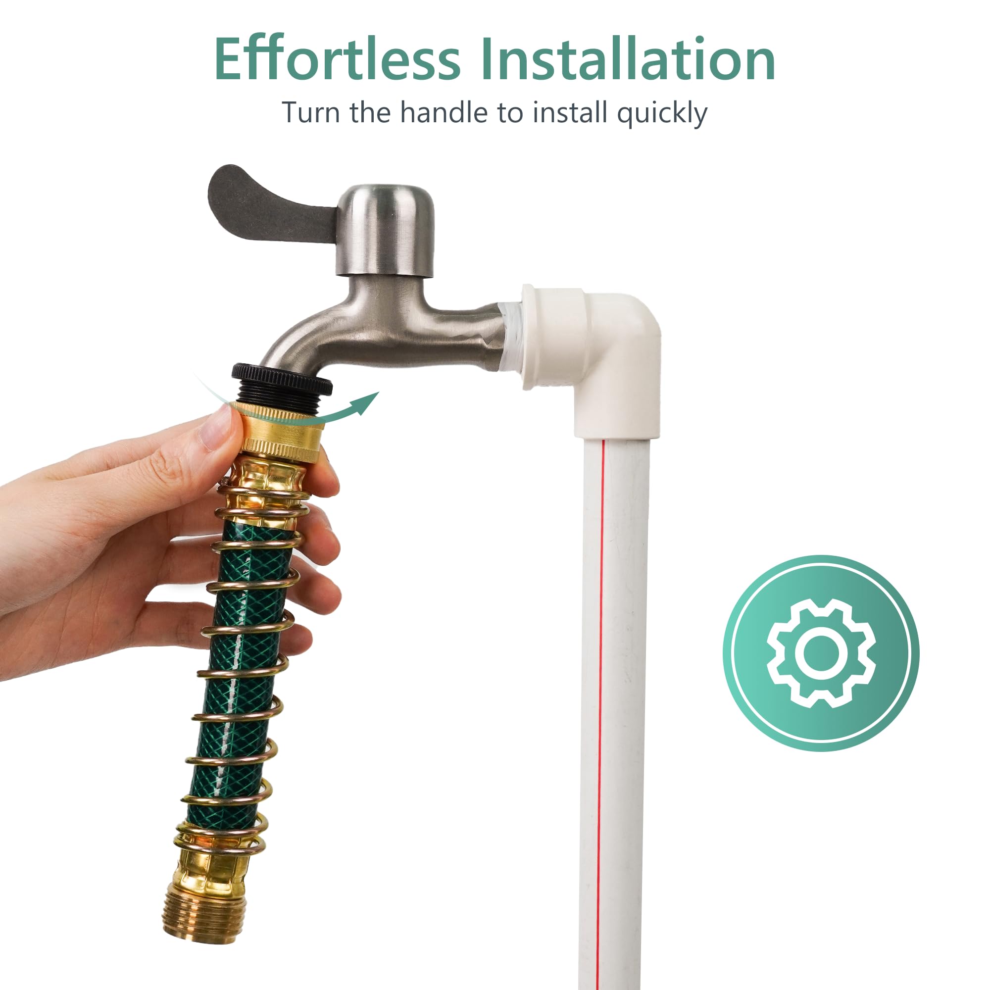 Snapklik.com : Garden Hose Extension Adapter 6.3 ", Diivoo Hose ...