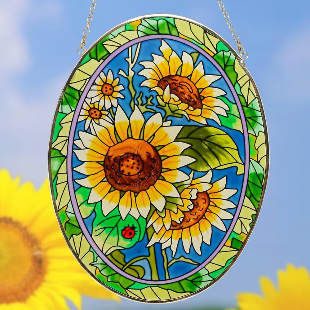 Amazon.com: Suncatcher, Colorful Sun Catcher, Colorful Décor for Home ...