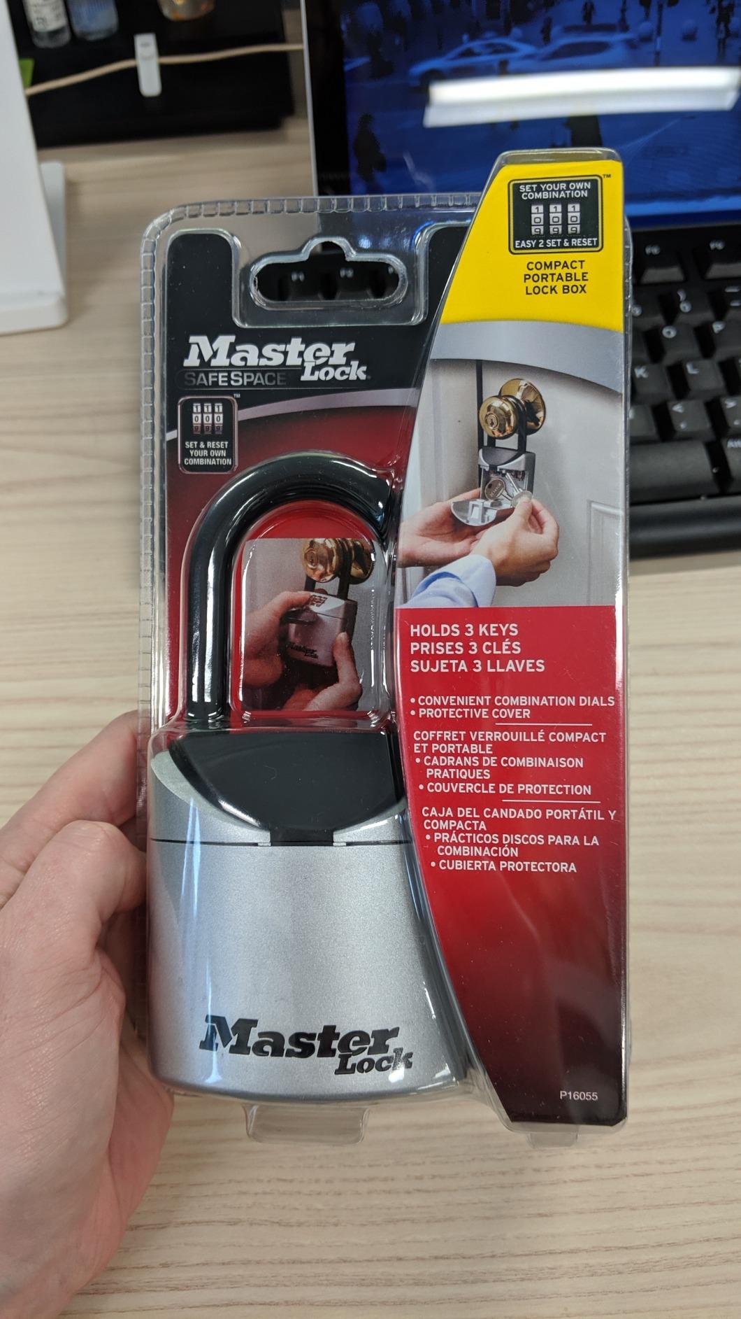 Master Lock 5406D Wall Portable Compact Key Safe, Silver : Amazon.com ...