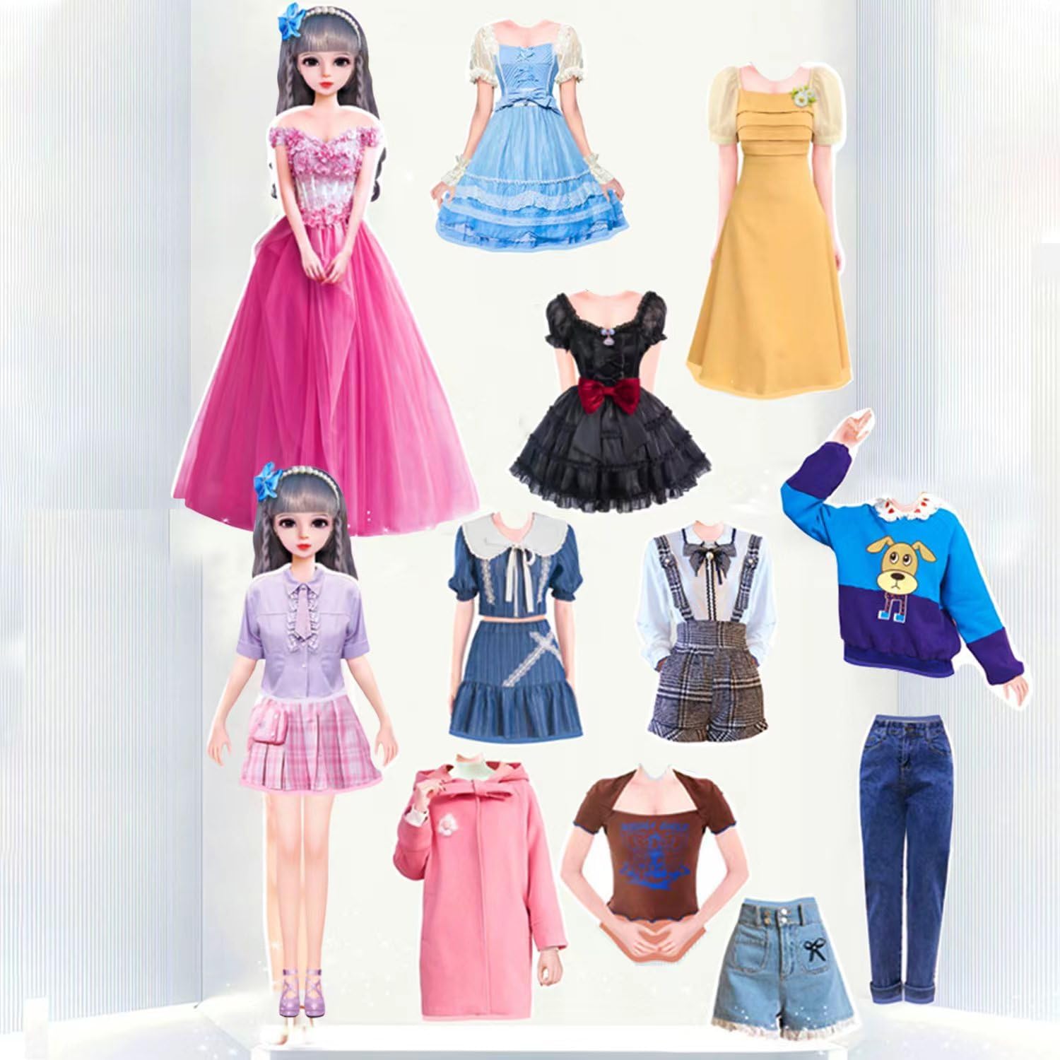 s For Girls Ages 4-7 TinyGlam Magnetic Princess Dress Up , 2025 s Girls ...