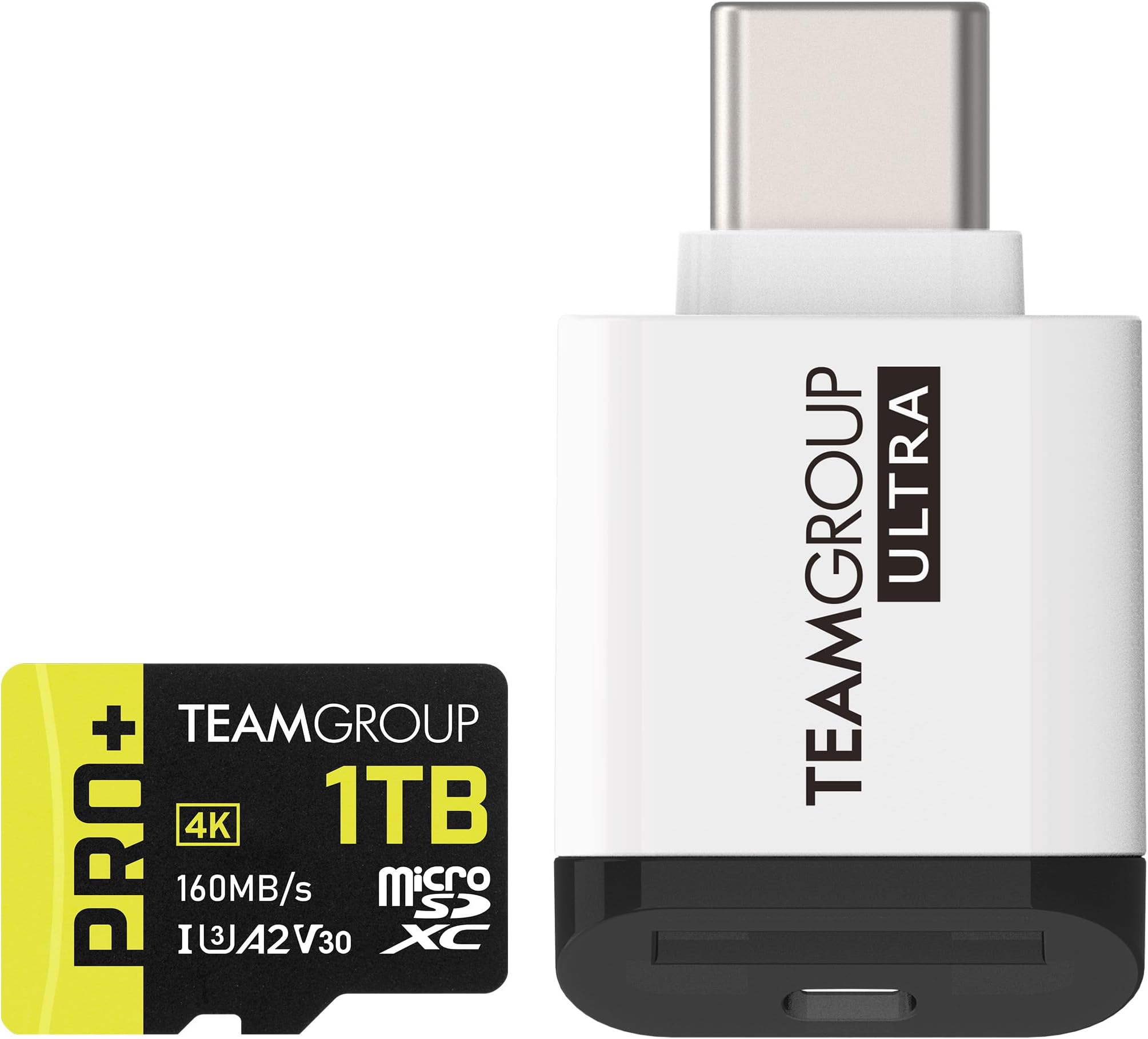 Amazon.com: TEAMGROUP PRO+ Micro SDXC UHS-I U3 A2 V30 1TB Memory Card ...