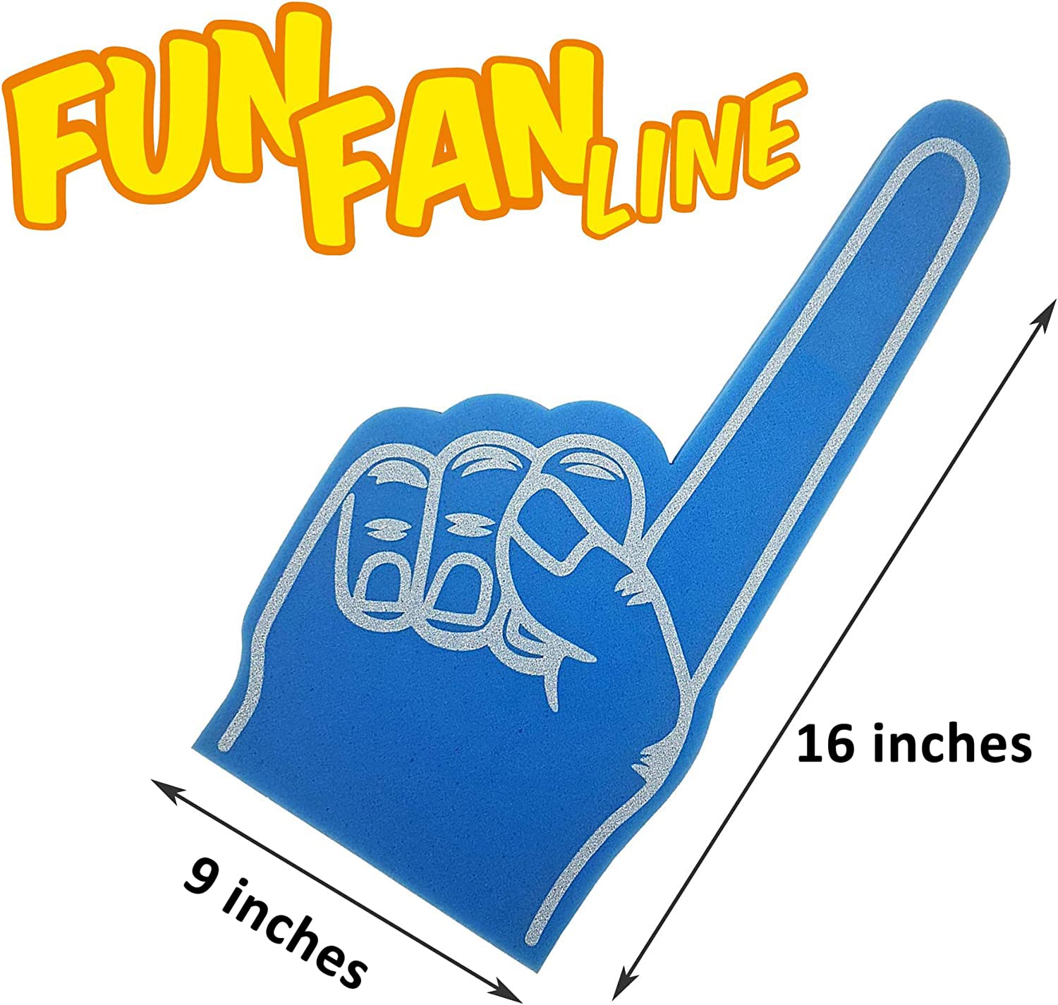 Giant Foam Finger Foam Hand , Gladiators Foam - Keystone 4 Foam Fingers