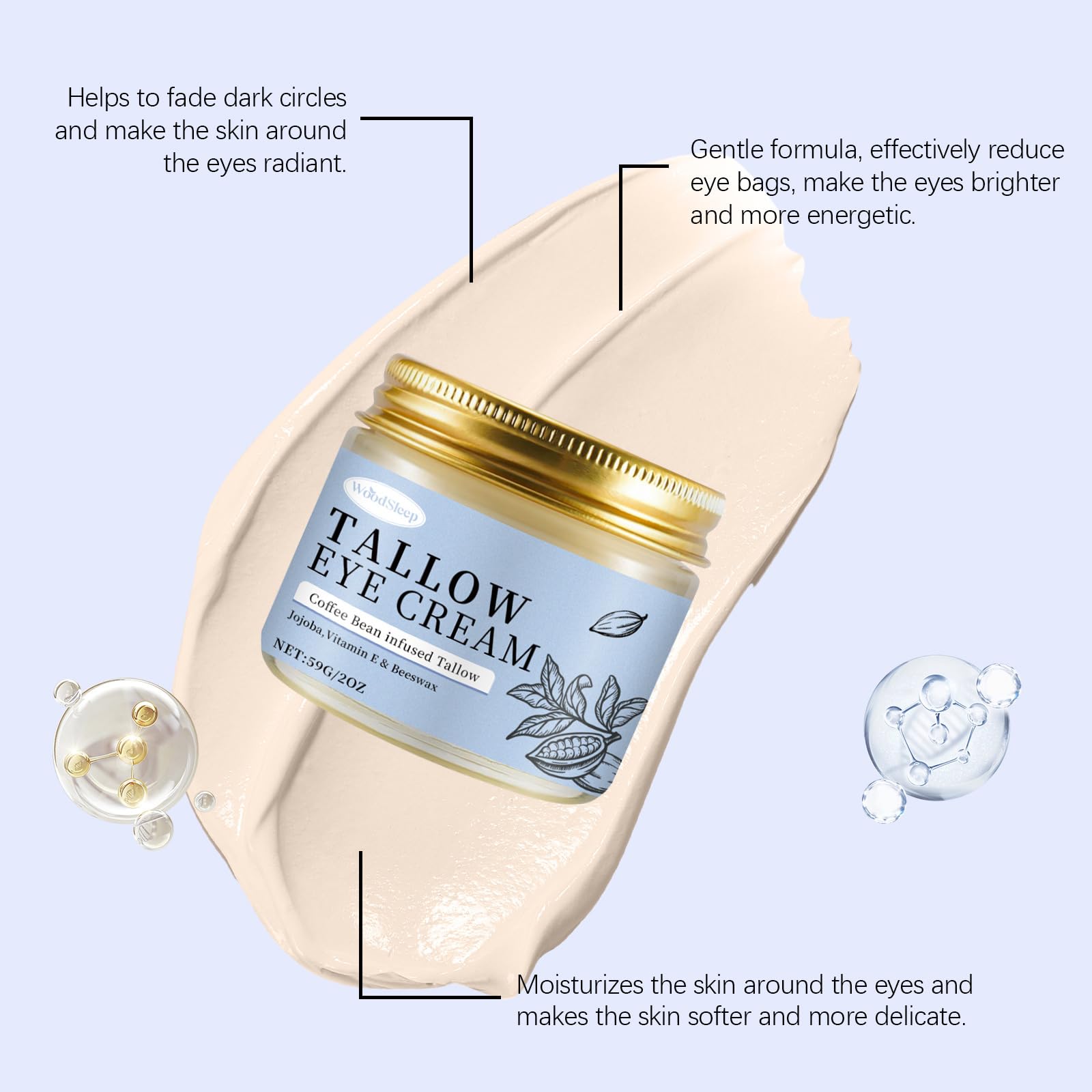 Snapklik.com : Coffee Beef Tallow Eye Cream For Dark Circles, Beef ...