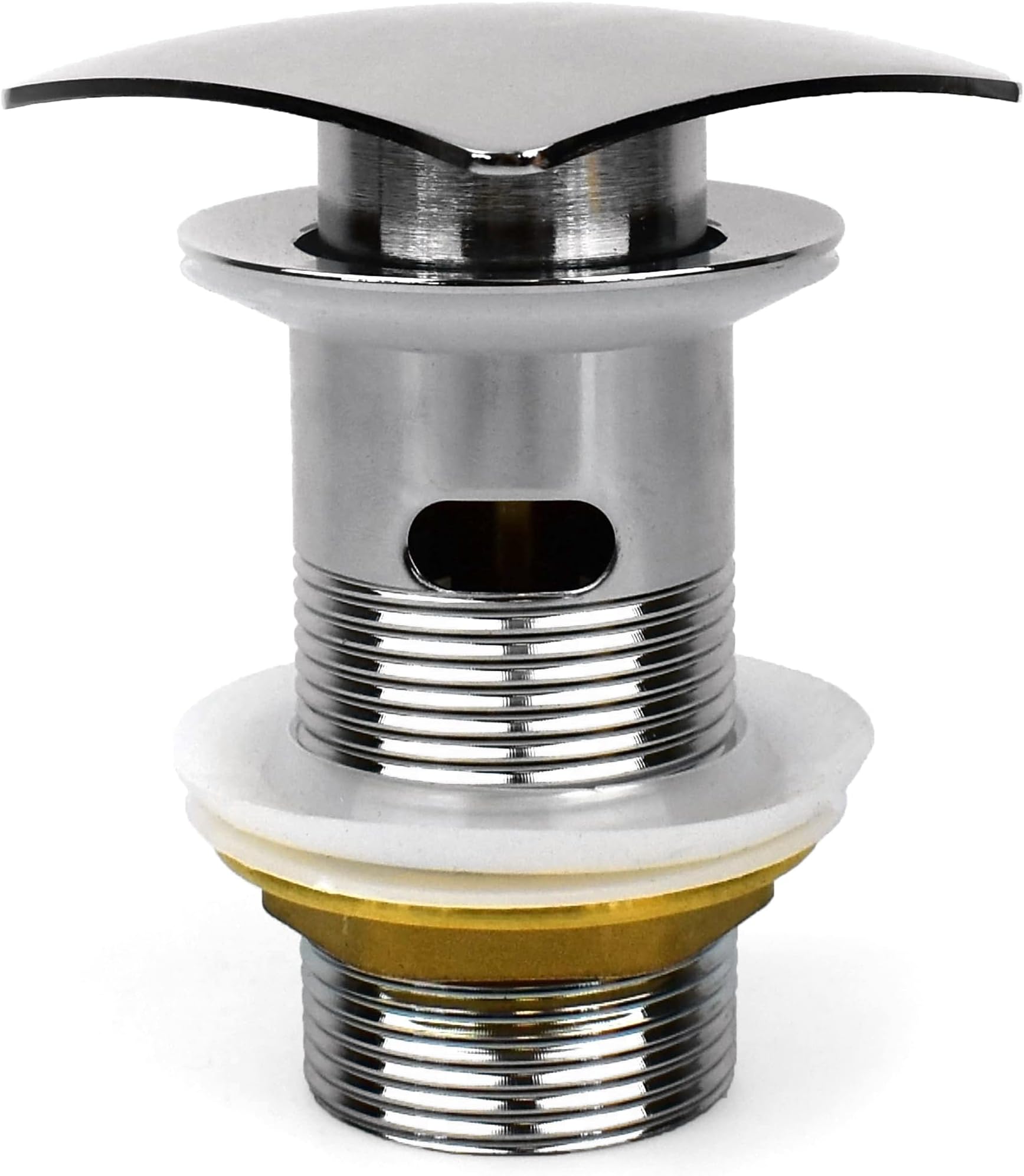 Xcel Home Slotted Chrome Click Clack Basin Waste - Durable Replacement ...