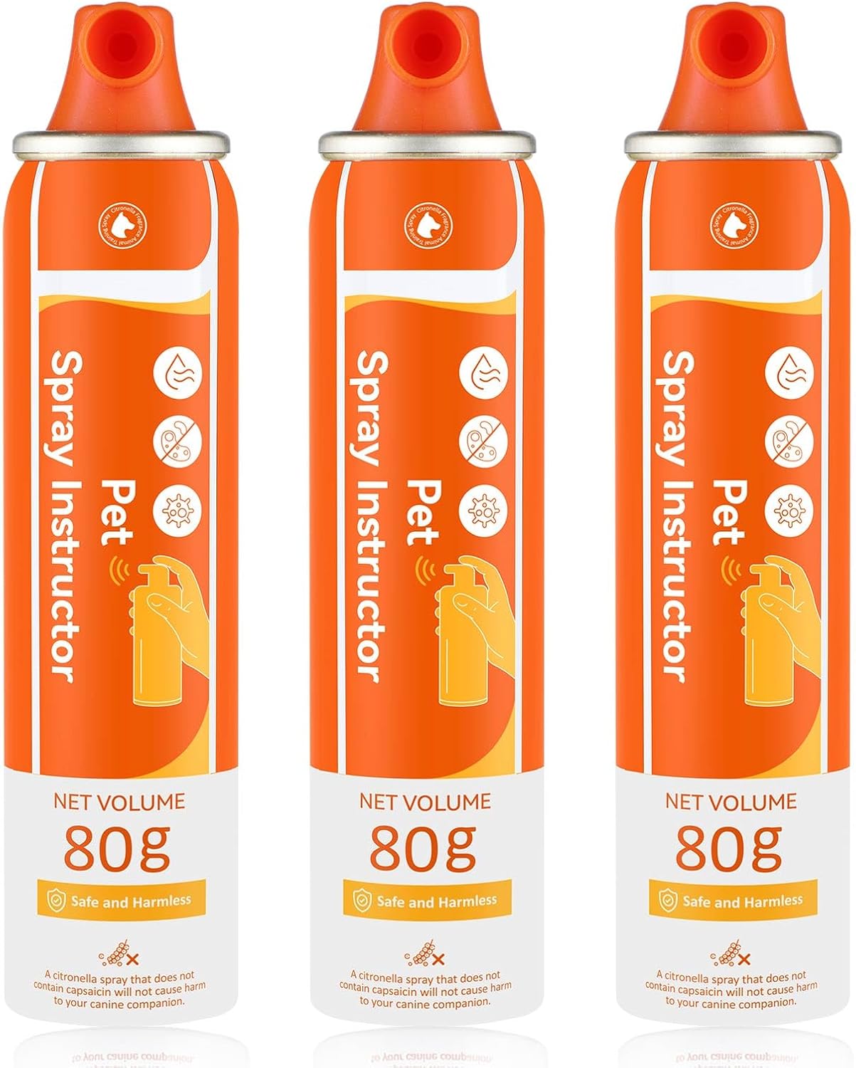 Spray Corrector for Dogs, 80ml 3 Pack Spray Corrector Dog Trainer Stops ...