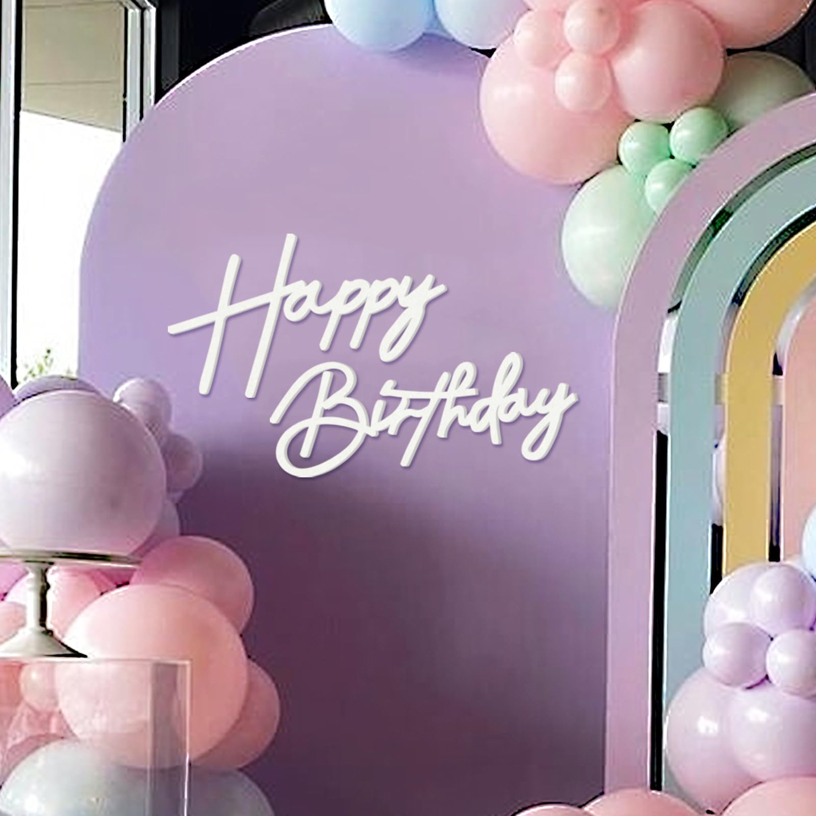 Amazon.com: Happy Birthday Wood Sign for Backdrop,Happy Birthday ...
