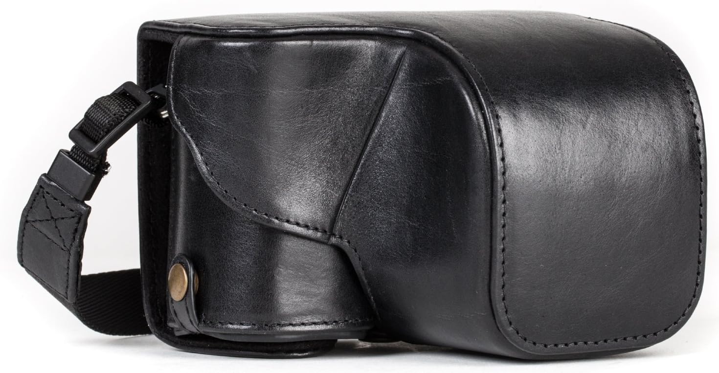 Amazon.com : MegaGear Ever Ready Genuine Leather Camera Case and Bag ...