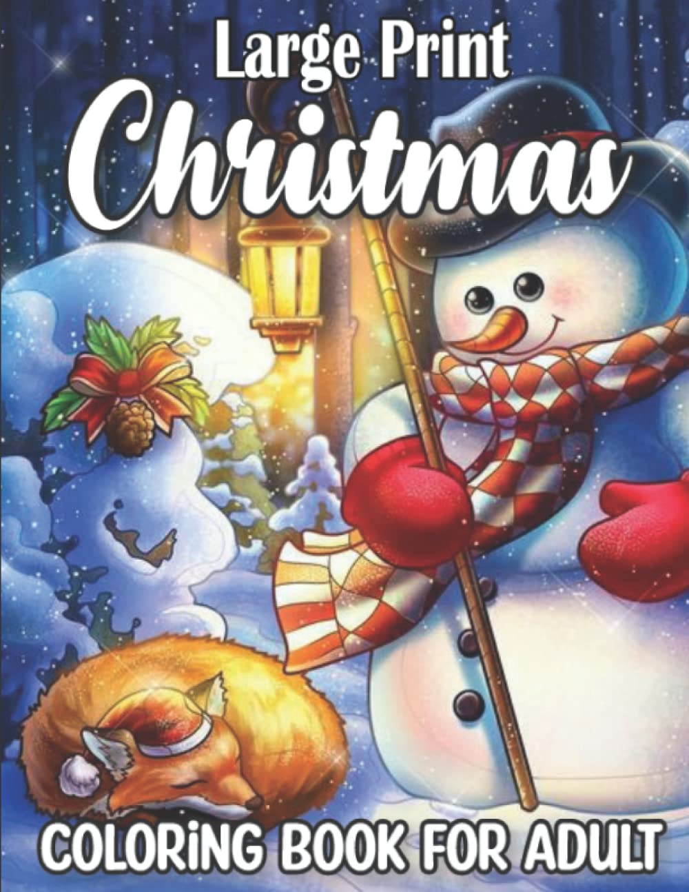 Large print christmas coloring book for adult: Christmas Realistic ...