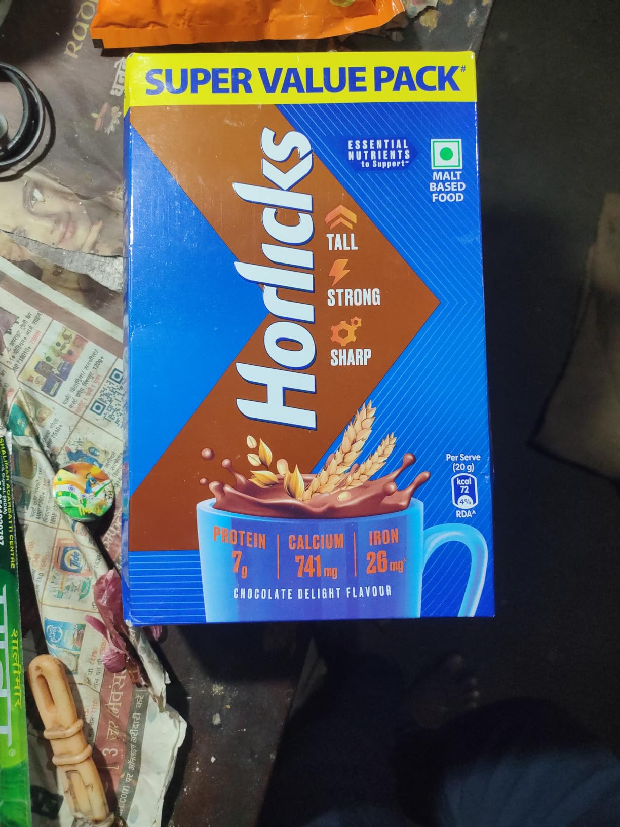 Buy Horlicks Chocolate Nutrition Drink | 1 kg Refill Pack Online at Low ...