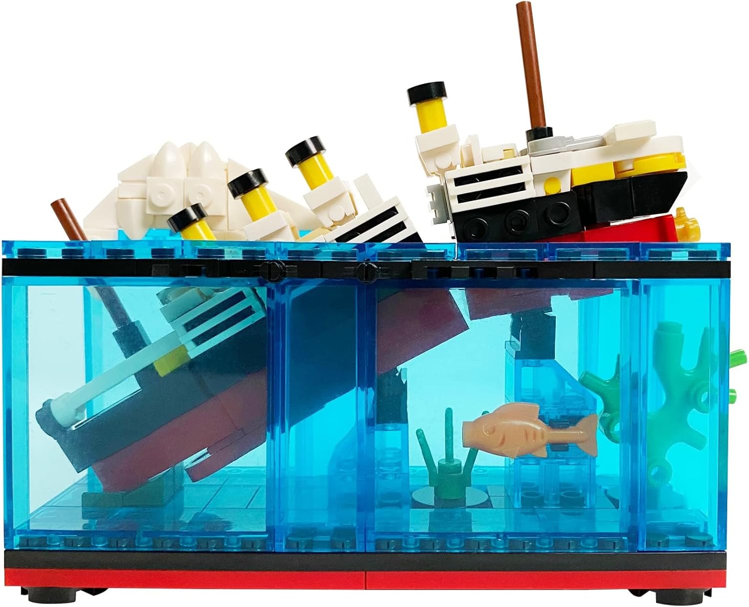 PYPIBAWLY Titanic Sink and Break in Half Toy Building Blocks, Titanic ...