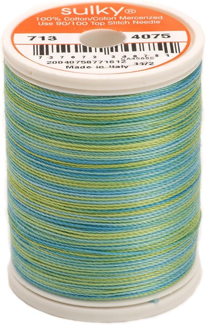 Amazon.com: Sulky 713-4075 12-Weight Cotton Blendable Thread, 330-Yard ...