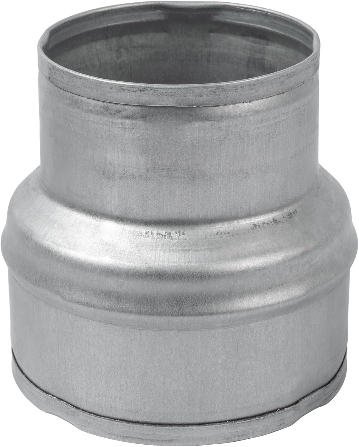 4" to 3" Inch Galvanized Steel Round Duct Reducer - Pipe Fitting ...