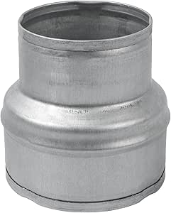 Amazon.com: 4" to 3" Inch Galvanized Steel Round Duct Reducer - Pipe ...