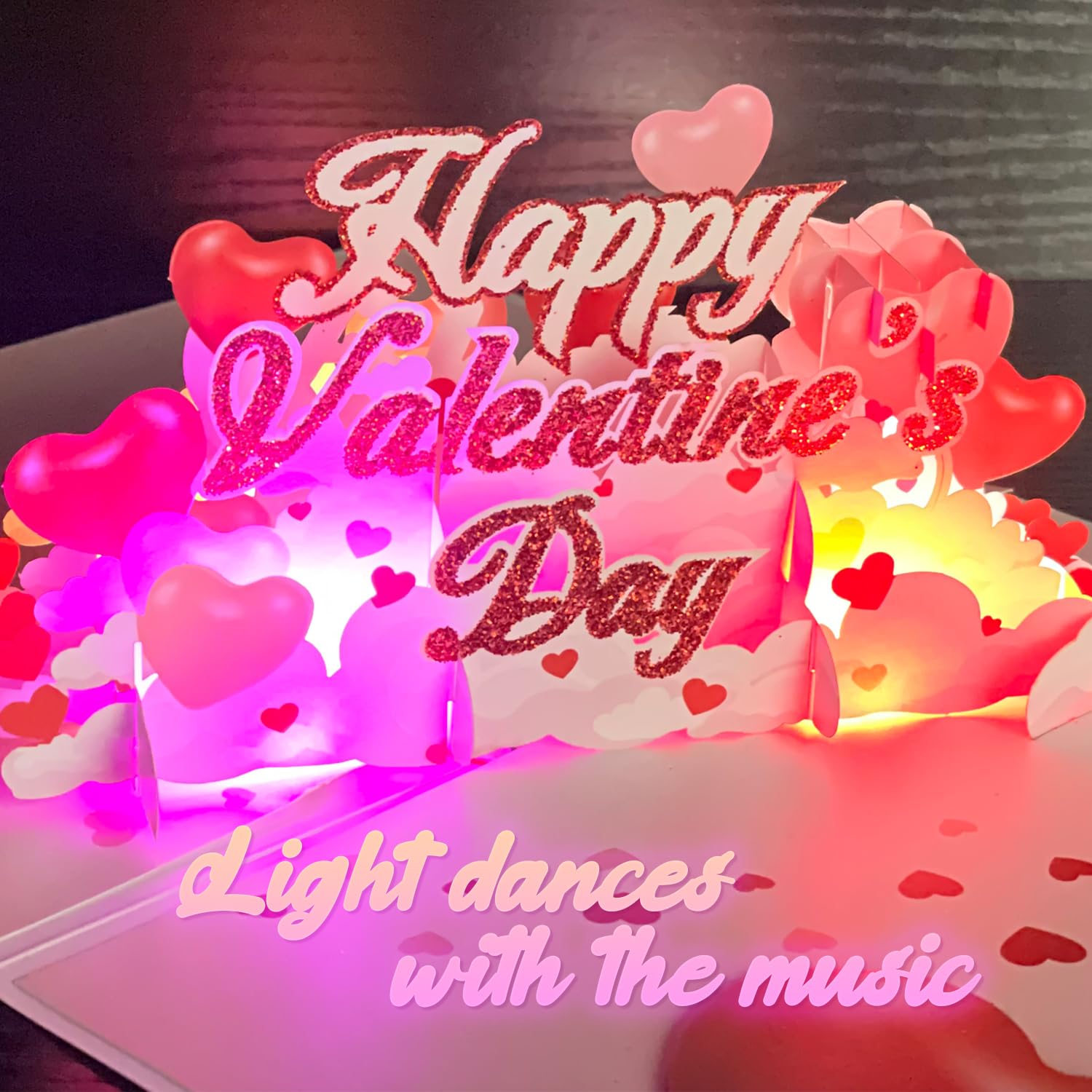 Snapklik.com : Ribbli Valentines Day Cards, Light And Musical ...