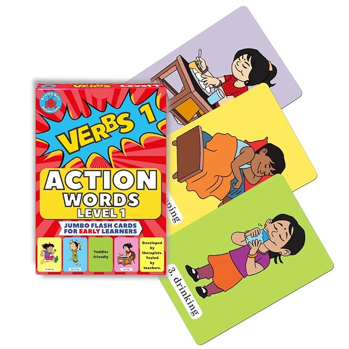 Buy Action Flash Cards for Kids | Flash Cards for Learning English ...