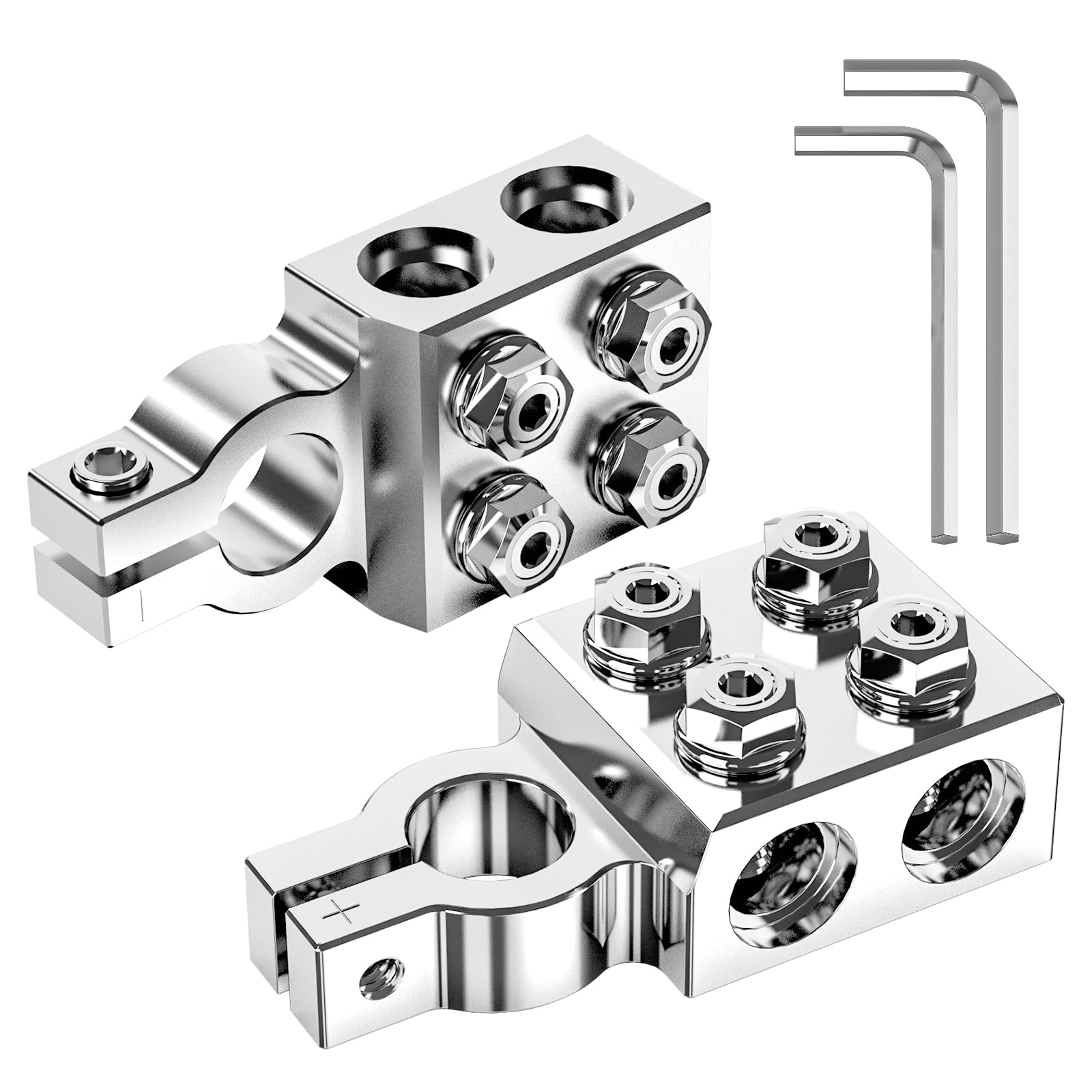 Snapklik.com : TOPDC 8-Way Battery Terminal Clamps, Lead Acid Battery ...