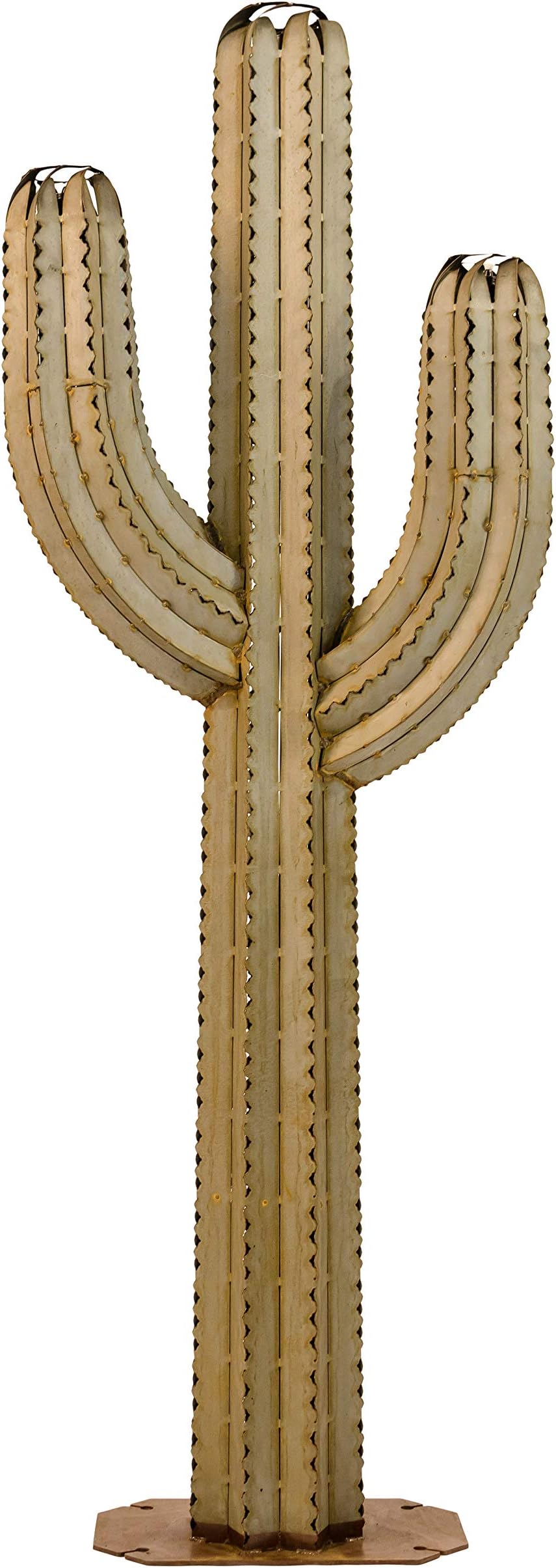 Amazon.com: Metal Saguaro Cactus - Garden Art (Olive) : Patio, Lawn ...