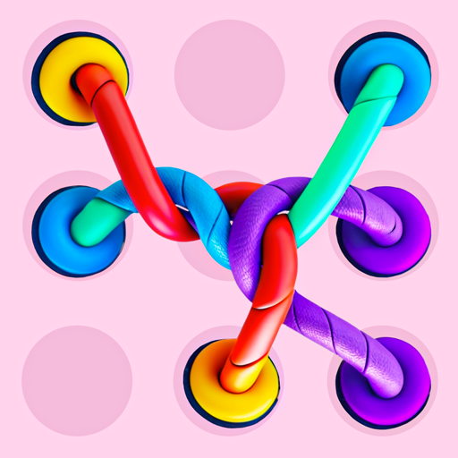 Rope Master 3D Twisted Tangle Puzzle – Untangle & Sort the Color Ropes ...