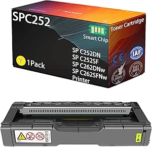 Amazon.com: Compatible for Ricoh SP C252DN SP C252SF SP C262DNw SP C262SFNw Printer, SPC252 ...