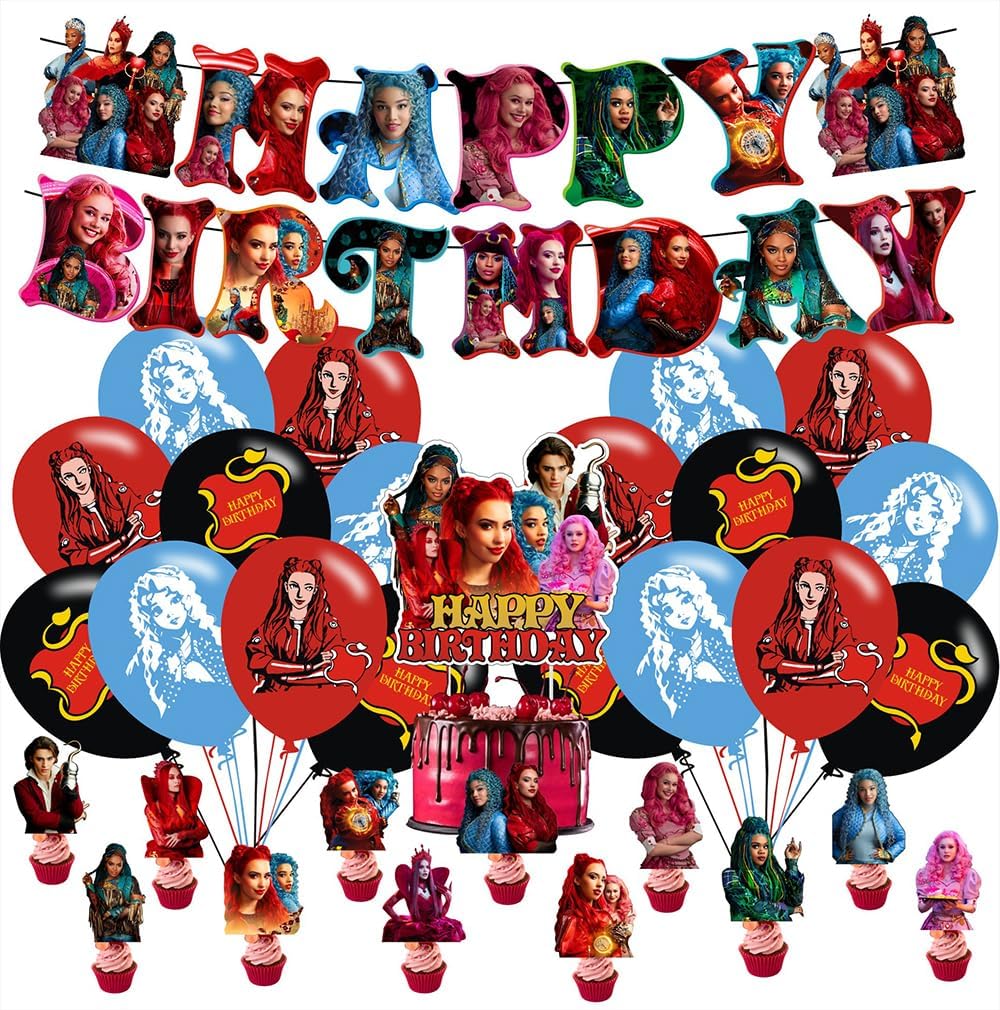 Amazon.com: Rise of Red Birthday Party Supplies Include Happy Birthday ...