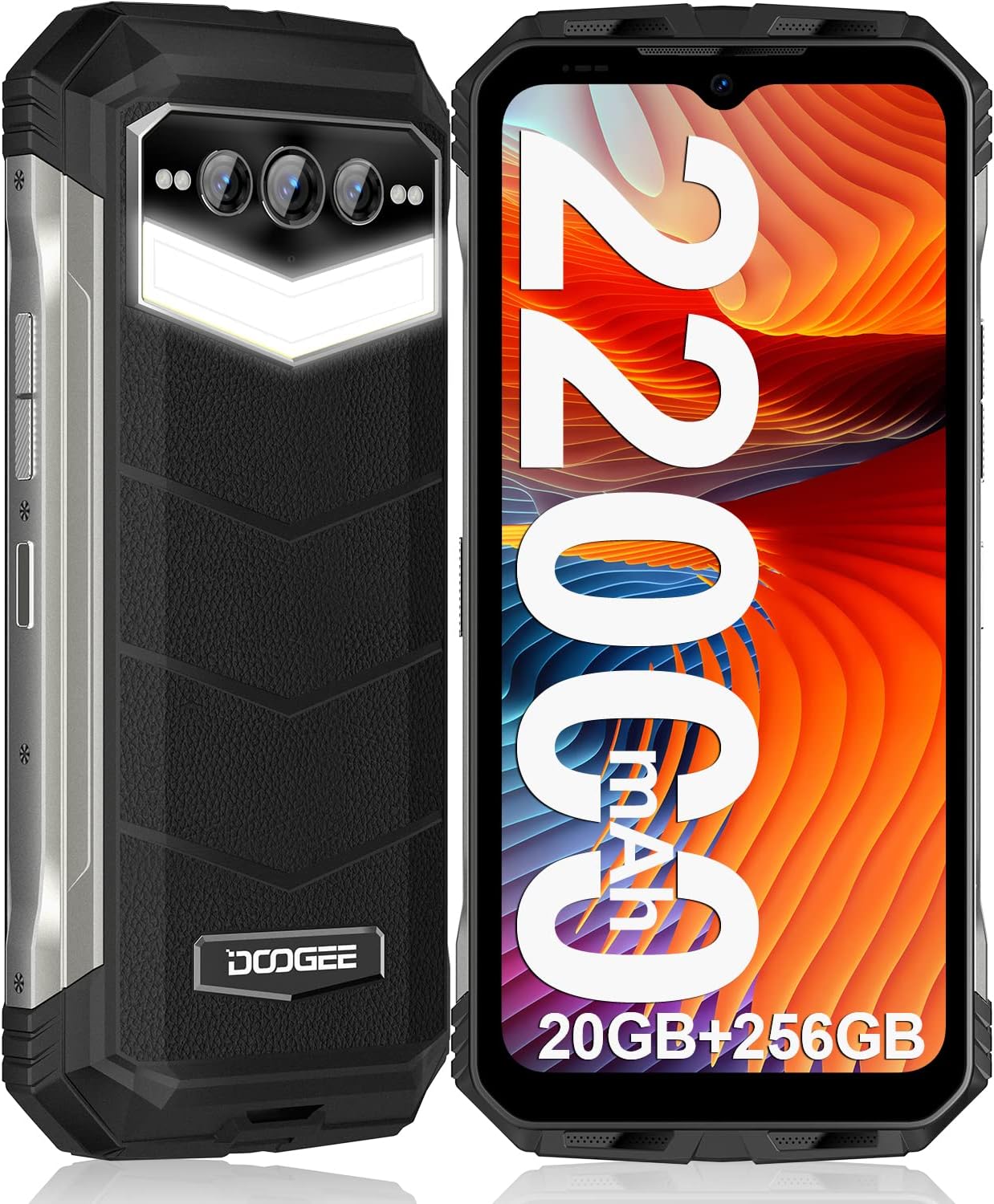 Amazon.com: DOOGEE S100 Pro 5G Rugged Smartphone, 20GB+256GB, 66W ...