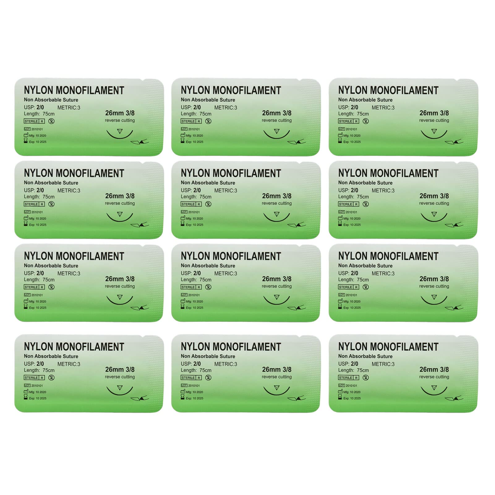 Snapklik.com : Suture Thread, 12pcs Suture Practice Threads Individual ...