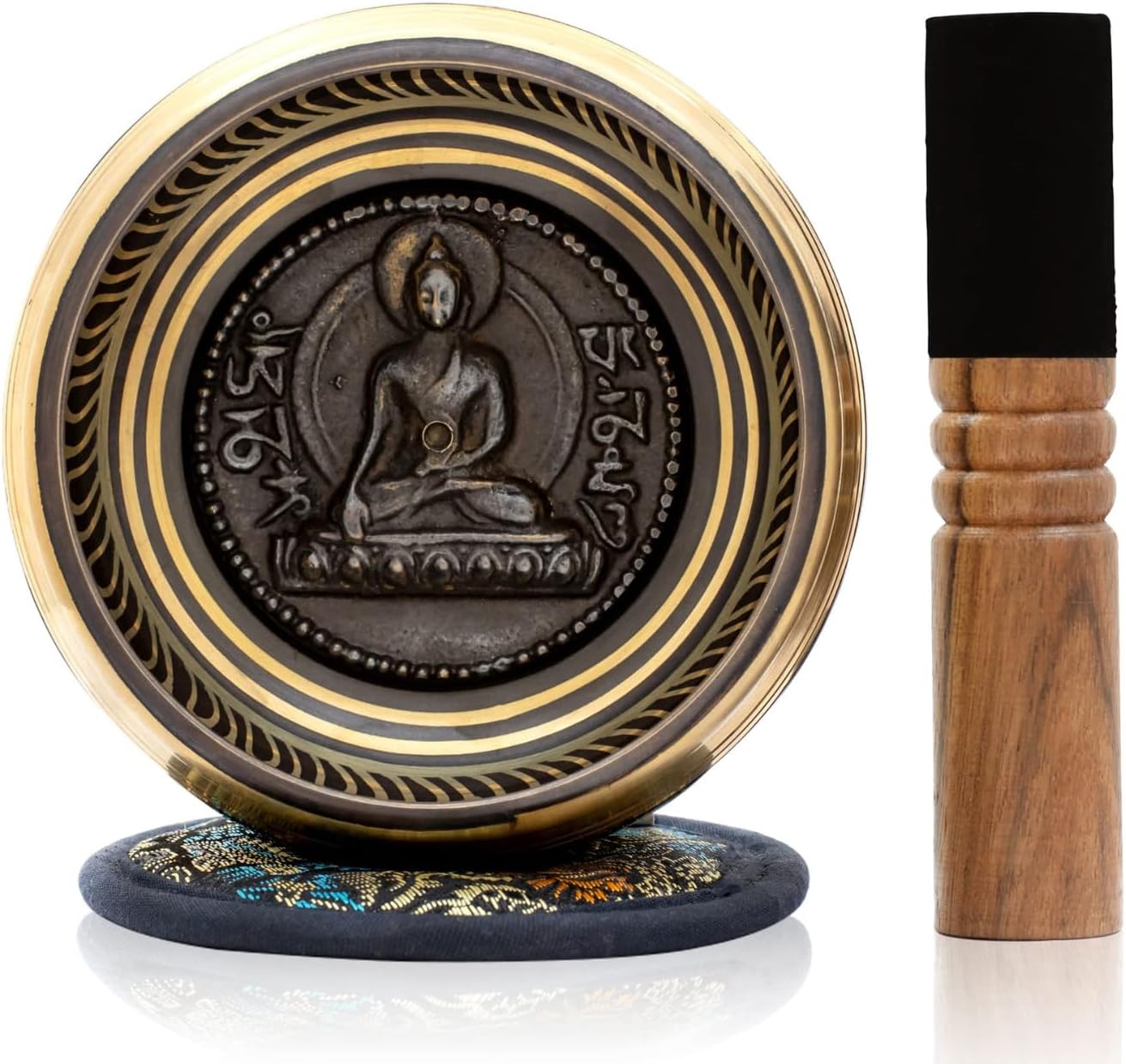 The Healing Store® 5" Tibetan Handmade Unbreakble Singing Bowl Antique ...