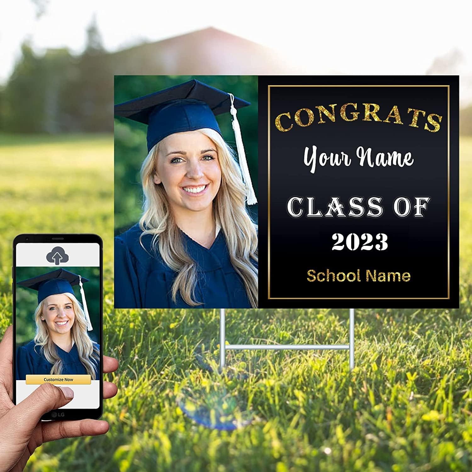 Amazon.com : Personalized Graduation Sign Class of 2024 Graduation ...