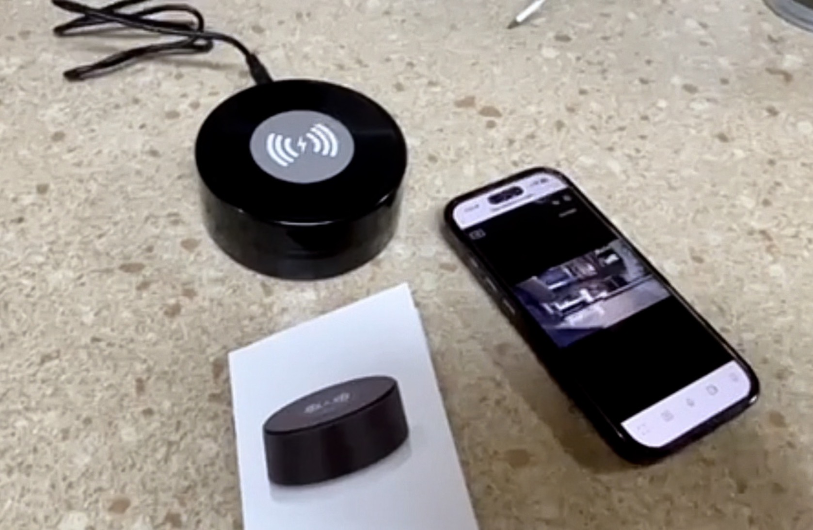Watch Great wireless charger with a hidden spy camera! Works well clear ...