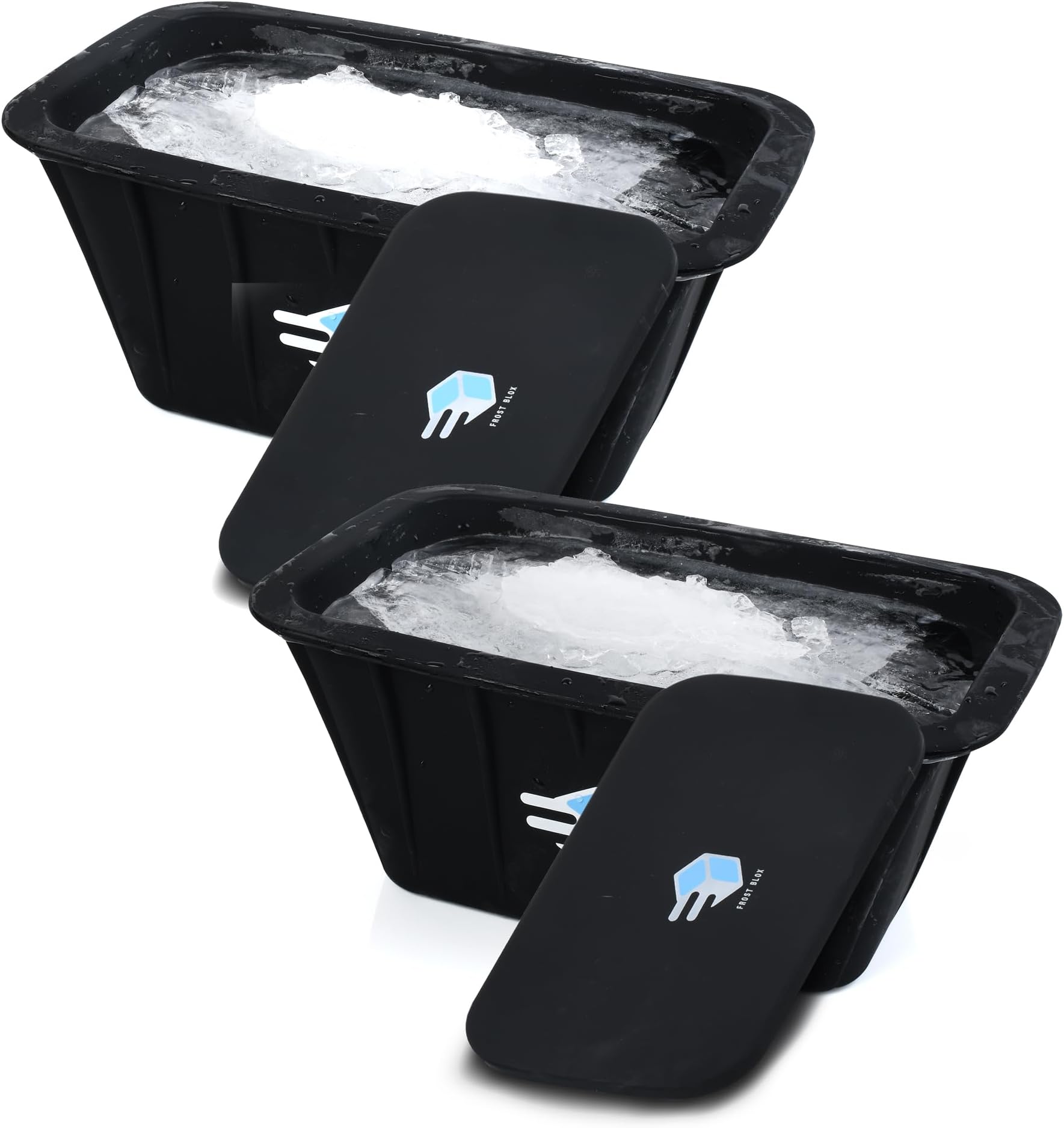 Amazon.com: ICE WALRUS 2-Pack Extra Large Ice Block Molds, Reusable ...