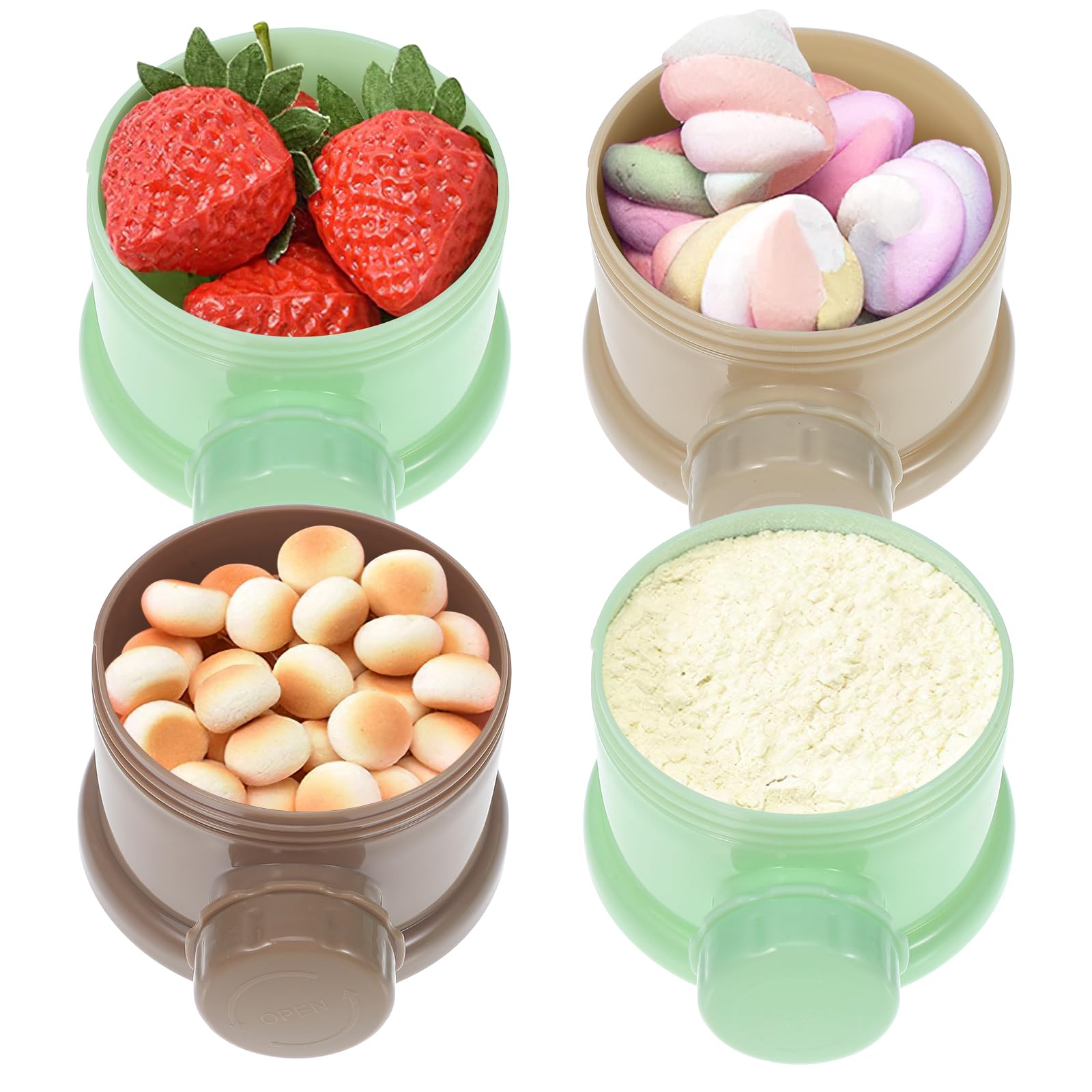 Snapklik.com : 4Layer Milk Powder Box Formula Dispenser On The Go Baby ...