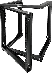 Amazon.com: Tecmojo 12U Wall Mount Server Rack, Open Frame Network Rack for 19" Computer/AV/Data ...