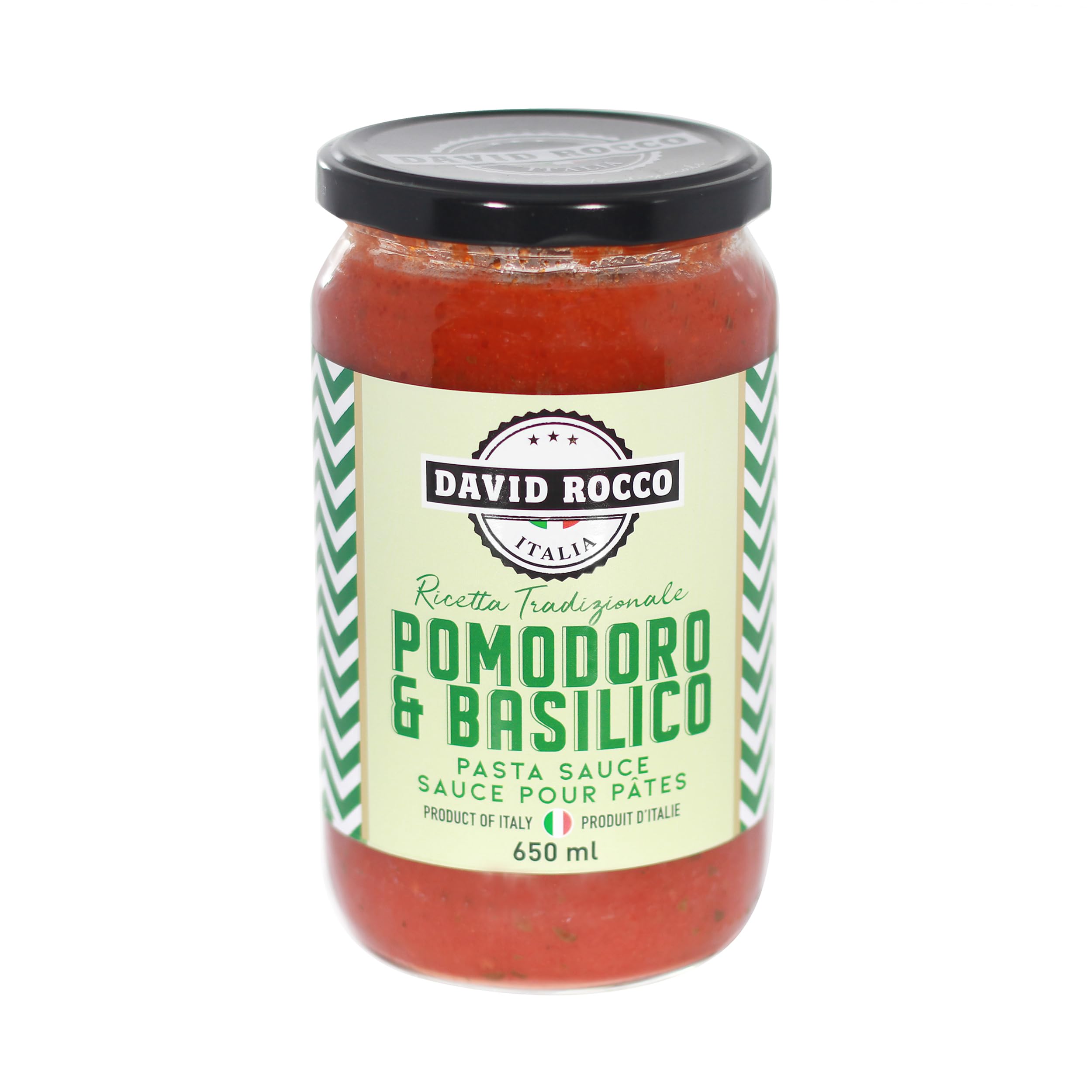 David Rocco Tomato and Basil Pasta Sauce 650 ml : Amazon.ca: Grocery ...