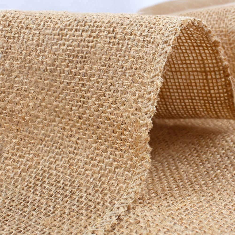 ERAVAT Jute Hessian Burlap Cloth Fabric 2 Meter Long 51 Width Non eravat-jute-hessian-burlap-cloth-fabric-2-meter-long-51-width-non