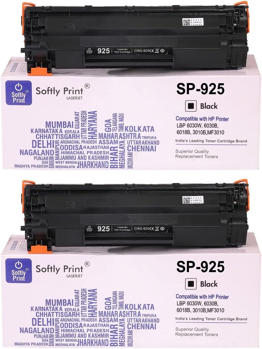 Softly Print 925 for Canon 925 Toner Cartridge Compatible for Canon LBP ...
