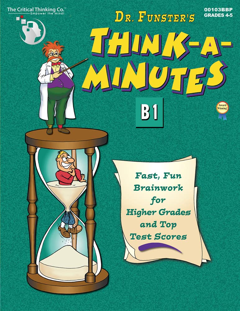 Dr. Funster's Think-A-Minutes B1 Workbook - Fast, Fun Brainwork for ...